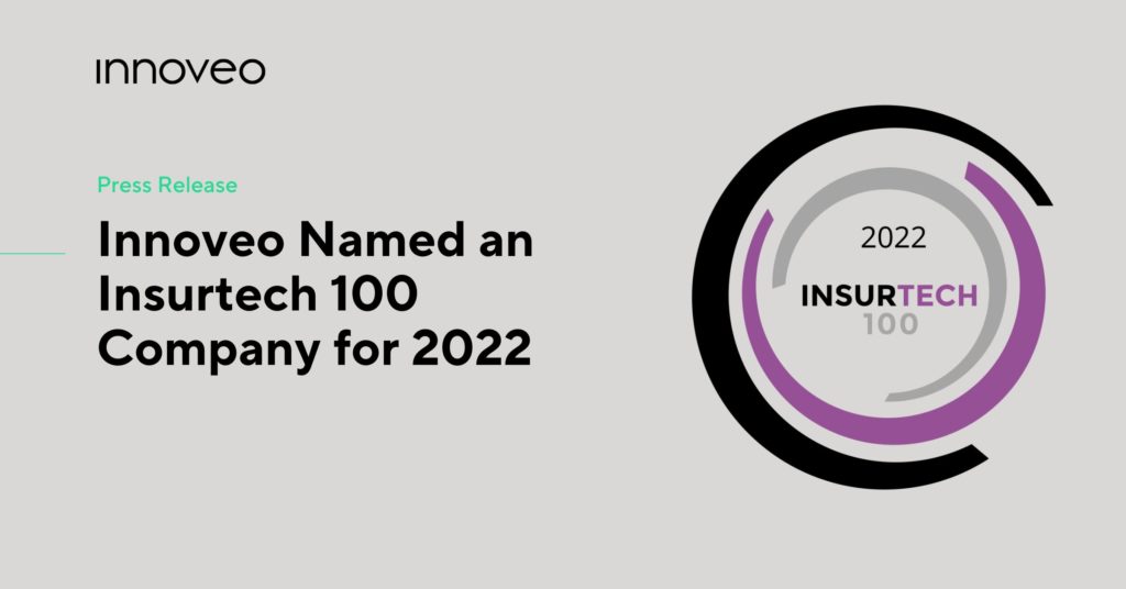 Innoveo Named an Insurtech100 Company for 2022 | Innoveo